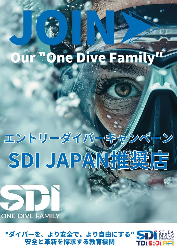 【キャンペーン】SDIエントリーダイバーキャンペーン開催中！ | ブログ | SDI / TDI / ERDI / PFI /First Response 日本サイト- ダイビング教育機関 ...